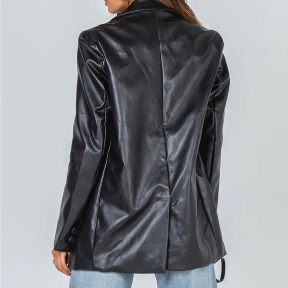 Princess Polly | Jackets & Coats | Princess Polly Jocelyn Faux Leather ...